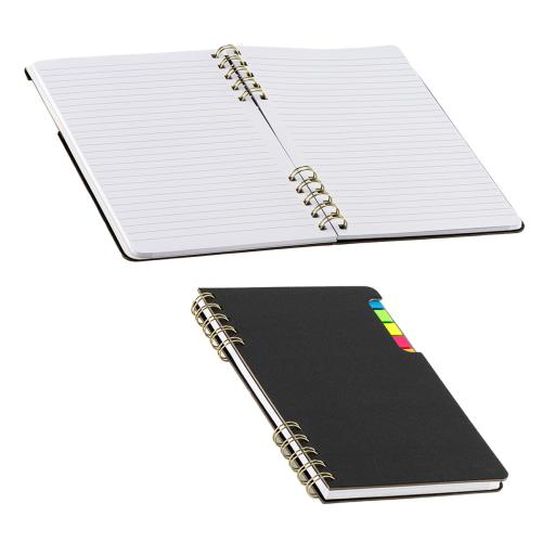Sticky Notes | Praxis Recycled Spiral Notebook with Sticky Flags
